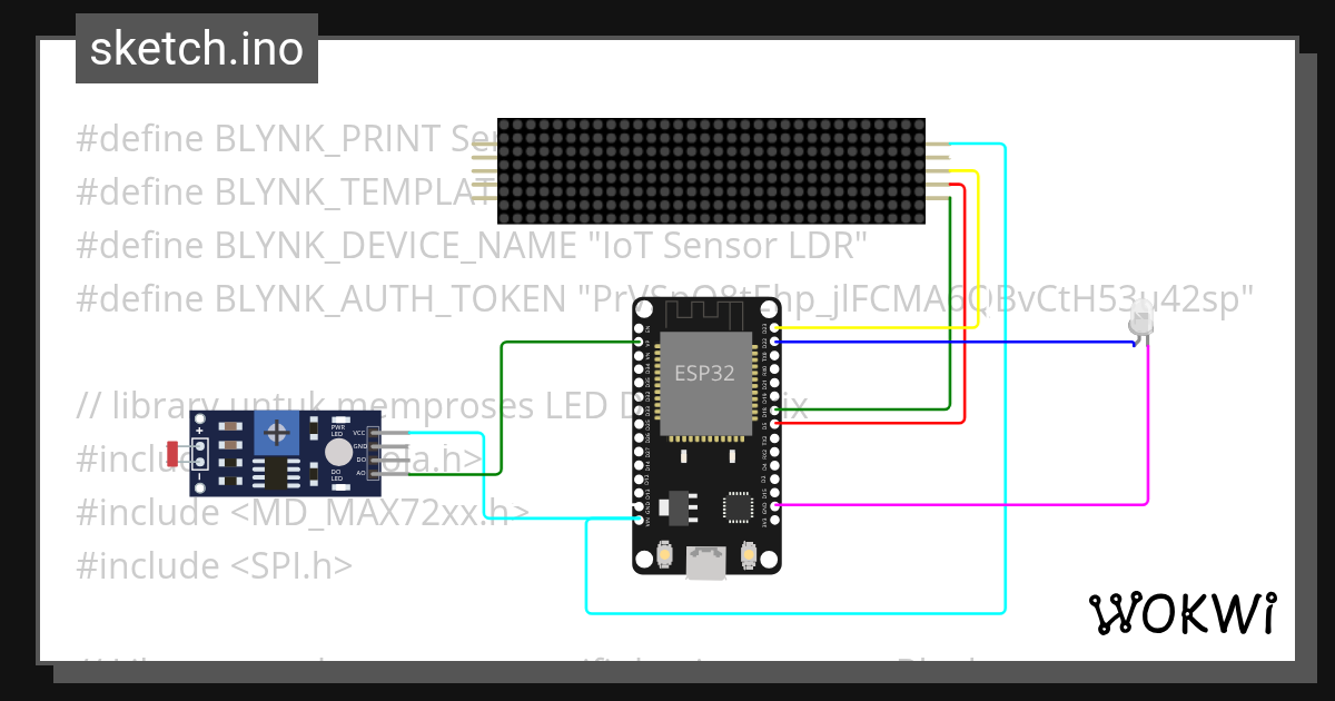 UAS ORKOM Use Blynk - Wokwi ESP32, STM32, Arduino Simulator