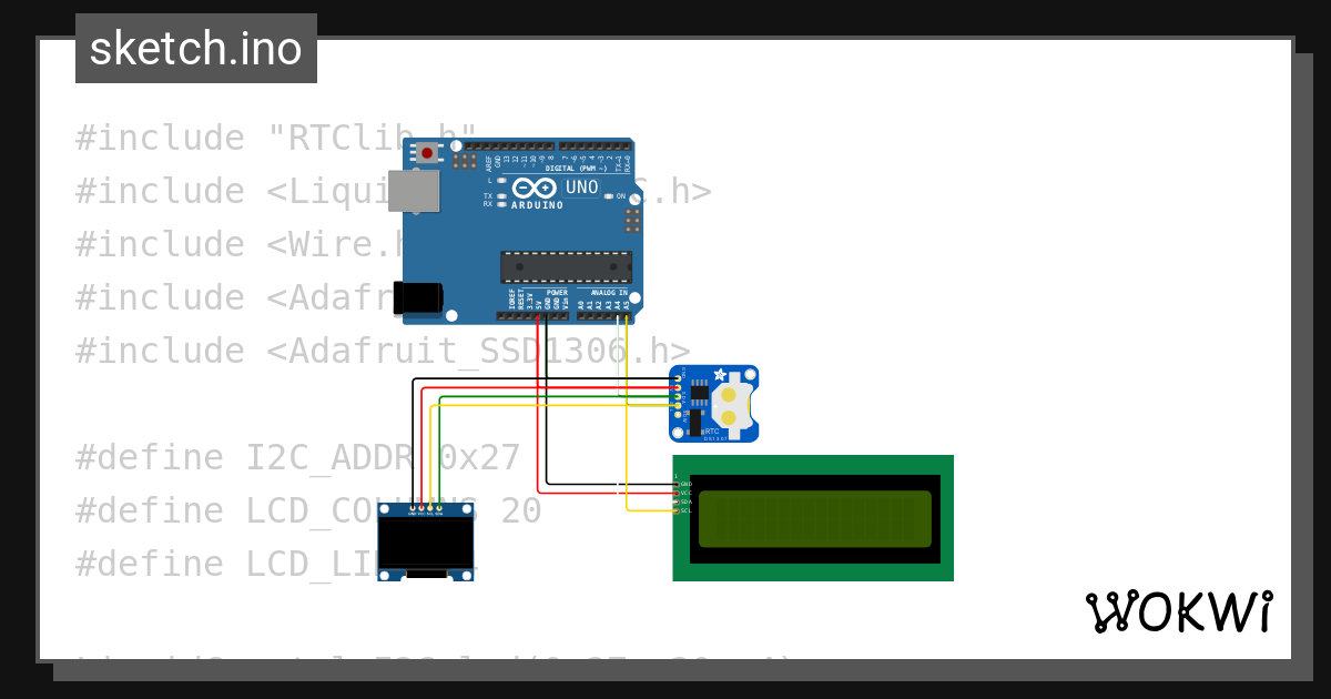 Rtc And I2c Wokwi Esp32 Stm32 Arduino Simulator