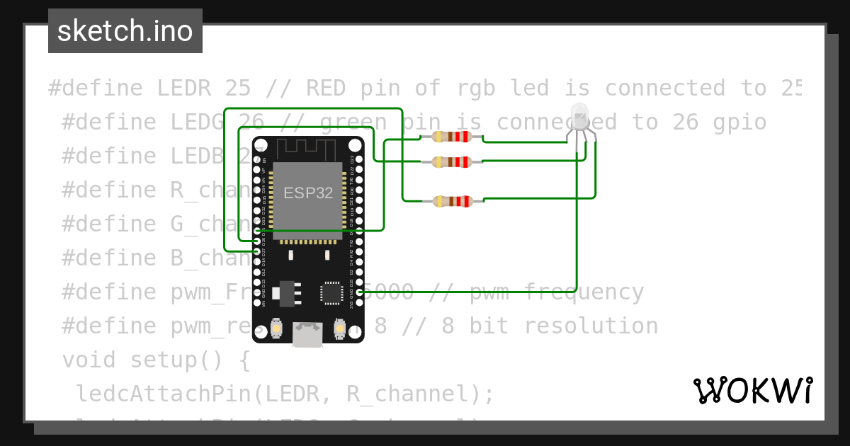 Rgb Wokwi Esp32 Stm32 Arduino Simulator 3830