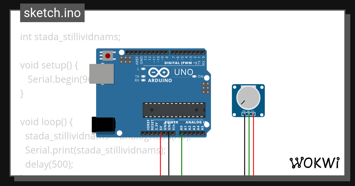 Kóðadæmi útprentun Wokwi Esp32 Stm32 Arduino Simulator 4396