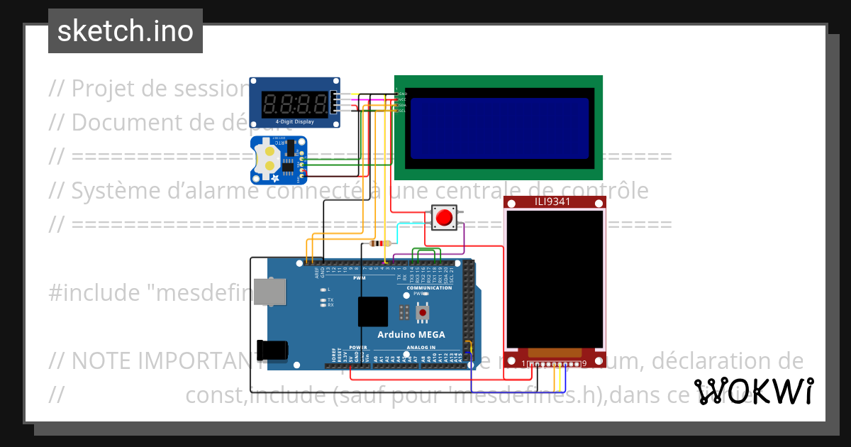 Épreuve Synthèse Wokwi Esp32 Stm32 Arduino Simulator 