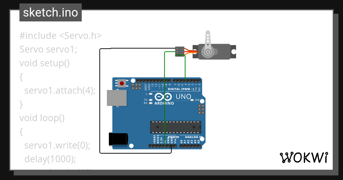 Servo Motor Copy Wokwi Esp32 Stm32 Arduino Simulator