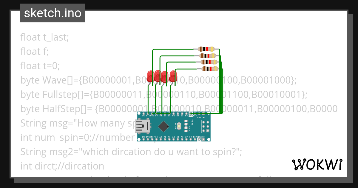 sketch.ino - Wokwi ESP32, STM32, Arduino Simulator