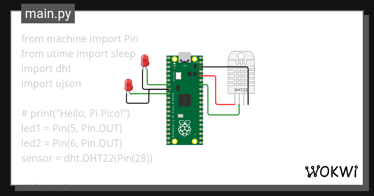 Blink With Micropython Wokwi Esp32 Stm32 Arduino Simulator 4036