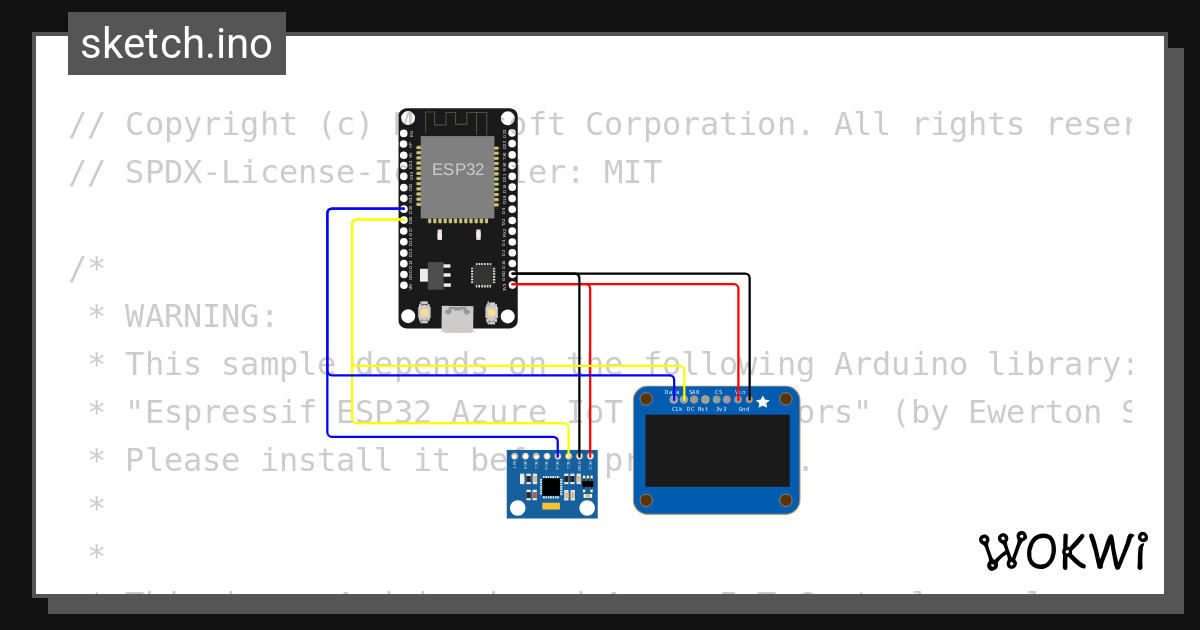 Esp32 Azure Iot Central Wokwi Arduino And Esp32 Simulator 5488