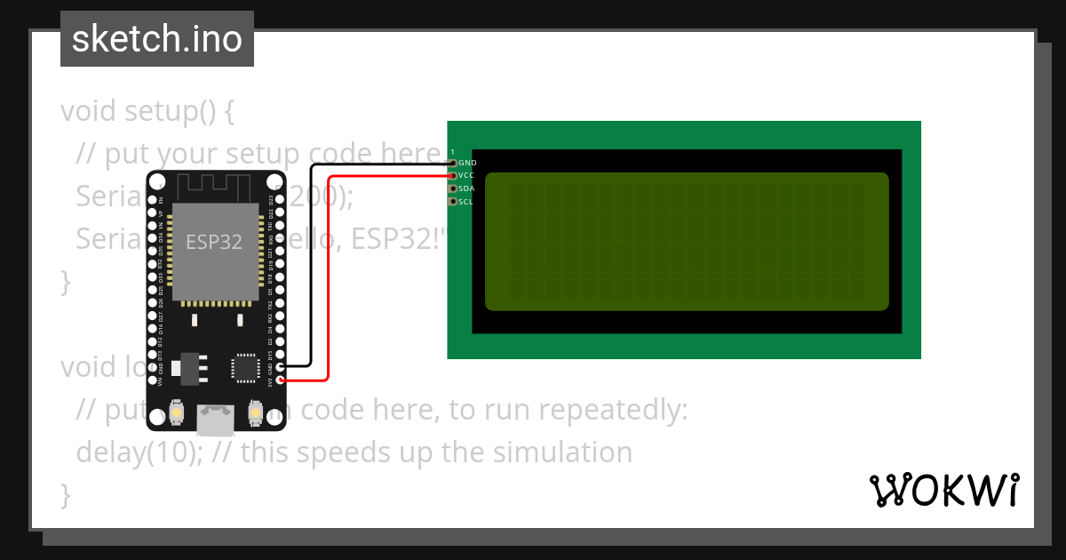 sketch.ino - Wokwi ESP32, STM32, Arduino Simulator