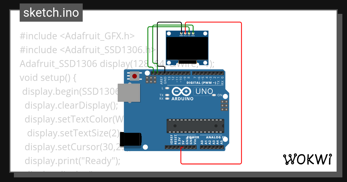 Verifica 02-OLEDeLED.ino - Wokwi ESP32, STM32, Arduino Simulator