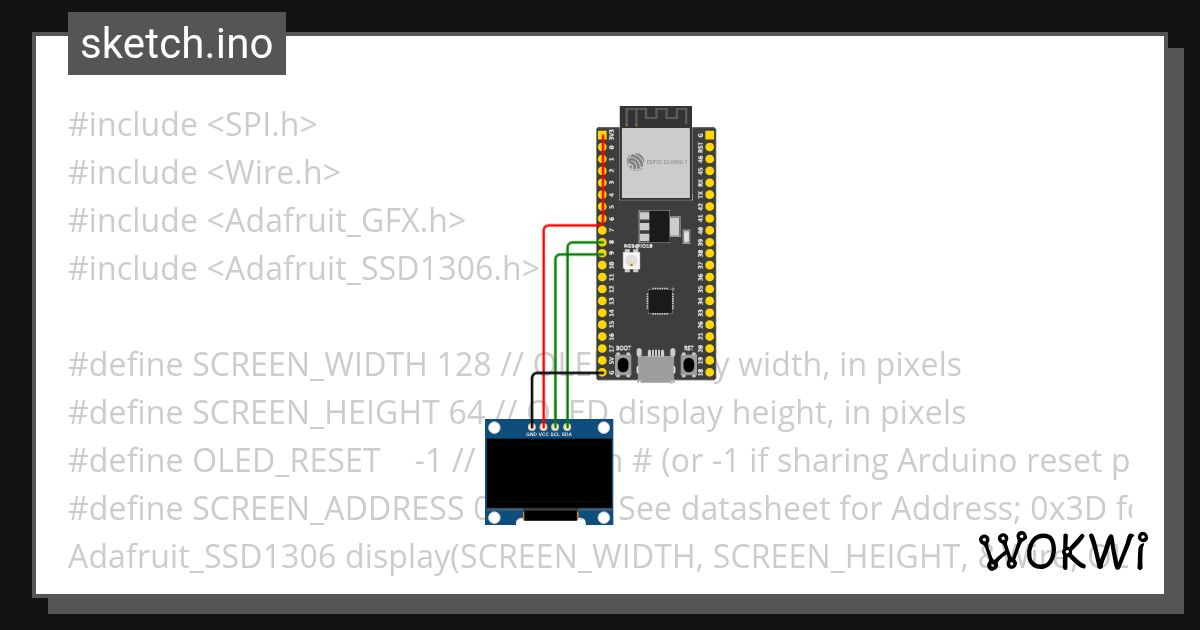 MCU TIDE TEST - Wokwi ESP32, STM32, Arduino Simulator