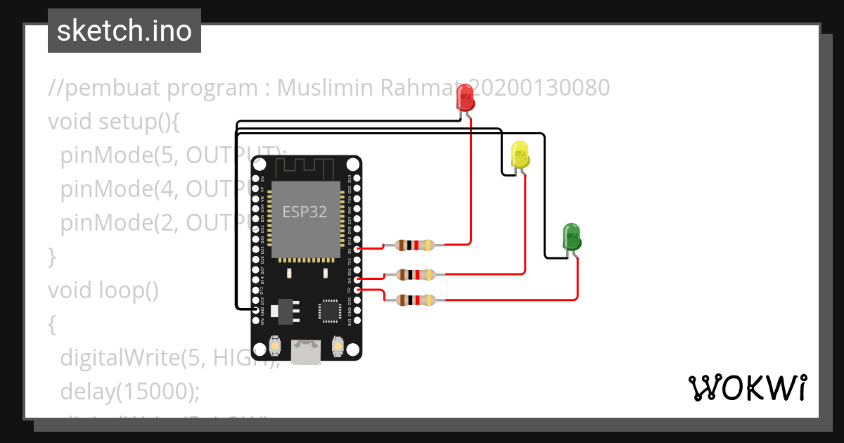 Wokwi - Online ESP32, STM32, Arduino Simulator