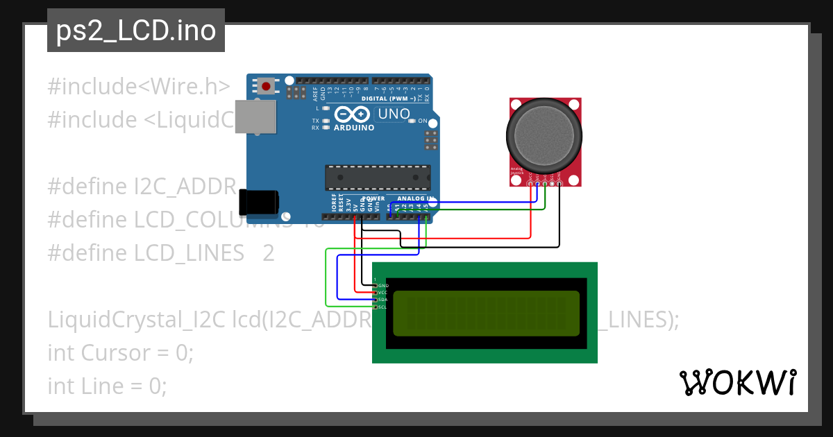 ps2_LCD.ino - Wokwi ESP32, STM32, Arduino Simulator