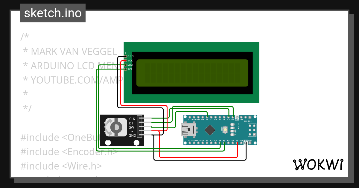 LCD menu2 - Wokwi ESP32, STM32, Arduino Simulator