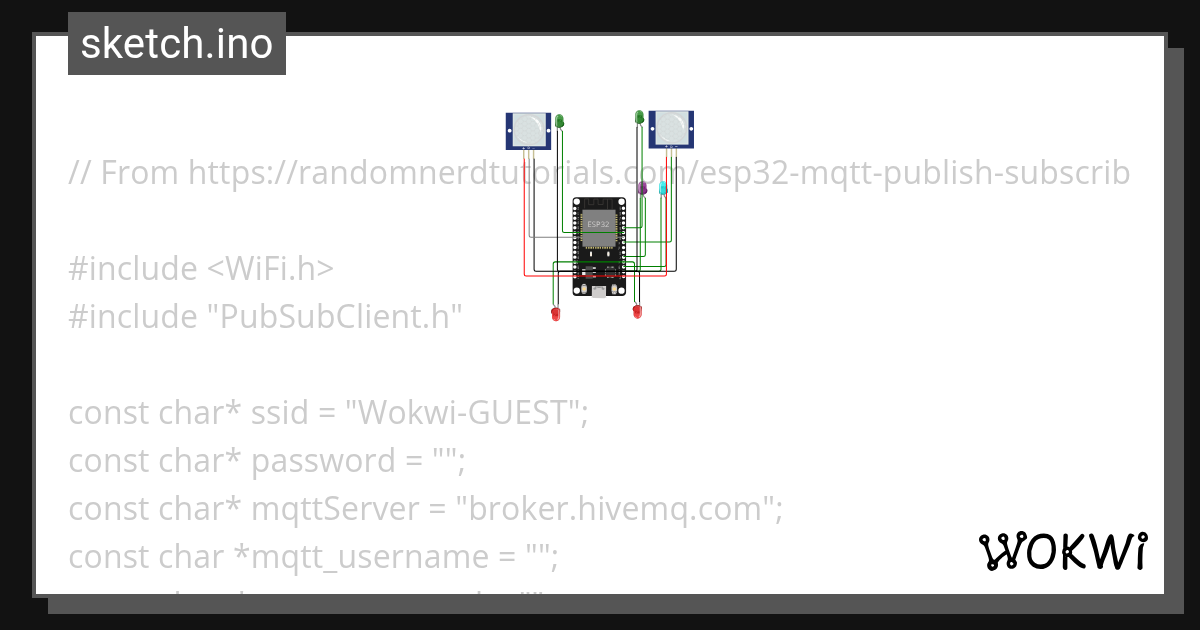Automatic Car Wokwi Arduino And Esp32 Simulator