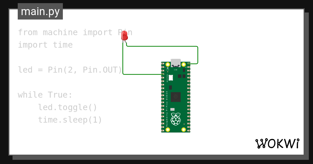 Picoled Toggle Wokwi Esp32 Stm32 Arduino Simulator 