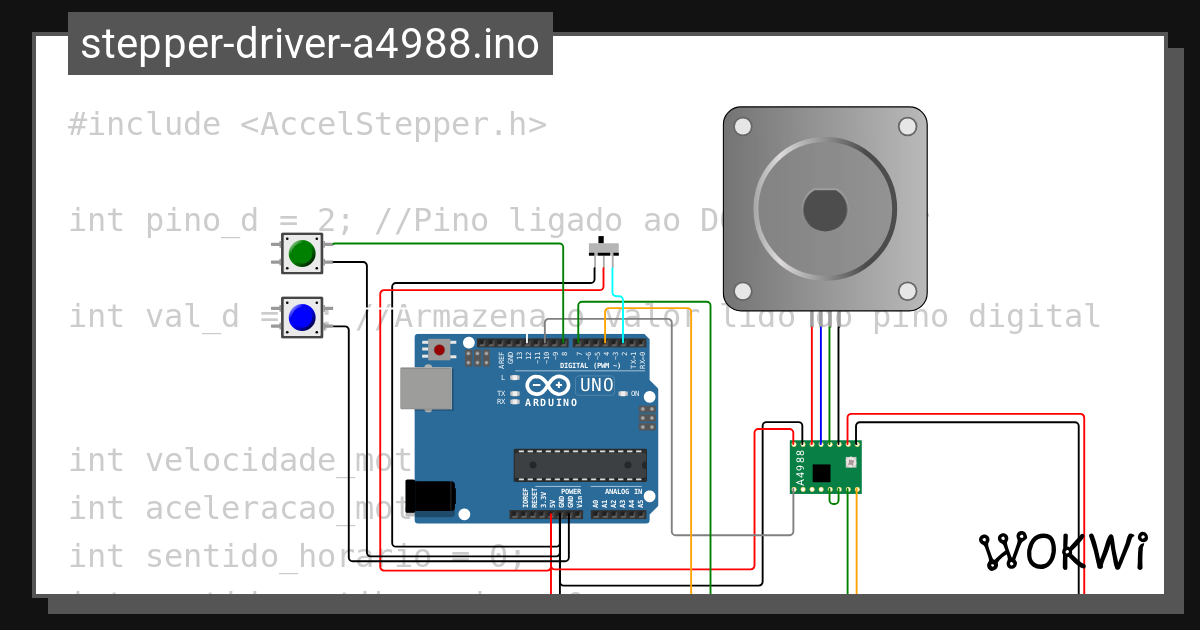 Stepper Driver O Copy Wokwi Esp32 Stm32 Arduino Simulator