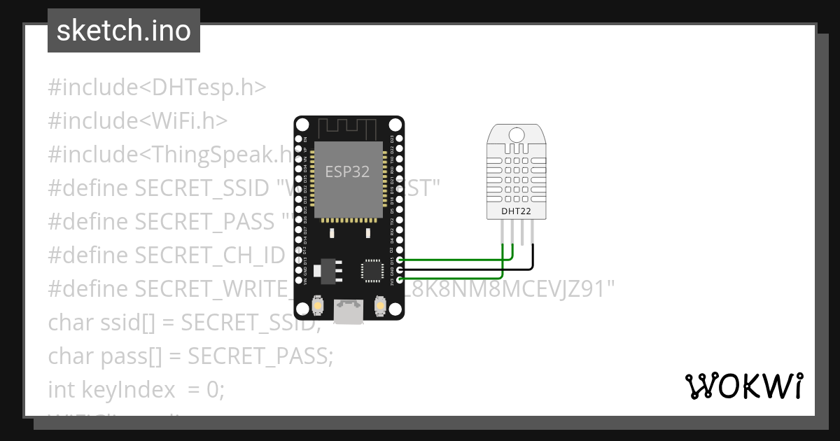 EXPERIMENT 1 - Wokwi ESP32, STM32, Arduino Simulator