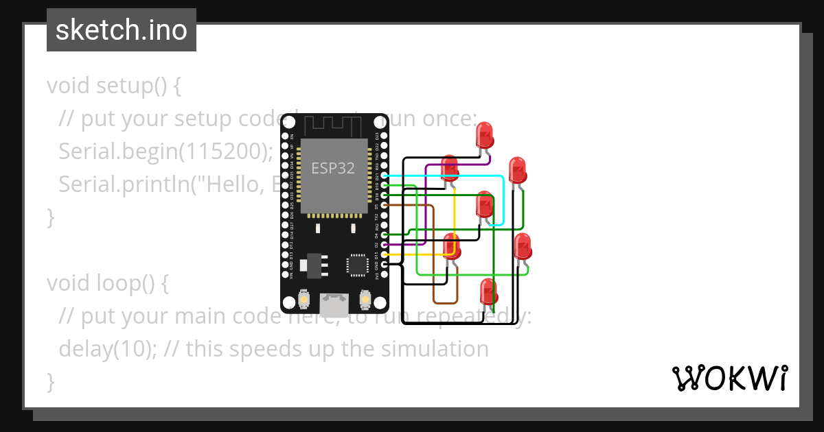 sketch.ino - Wokwi ESP32, STM32, Arduino Simulator