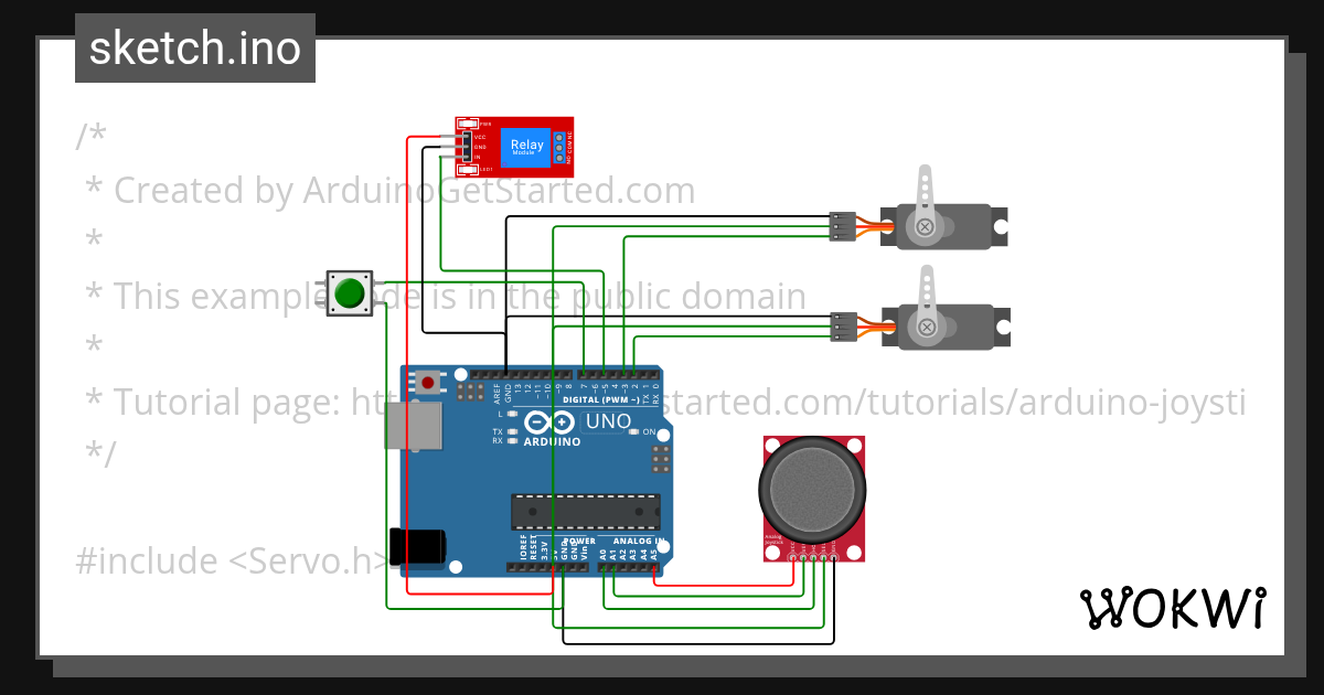 sketch.ino - Wokwi ESP32, STM32, Arduino Simulator