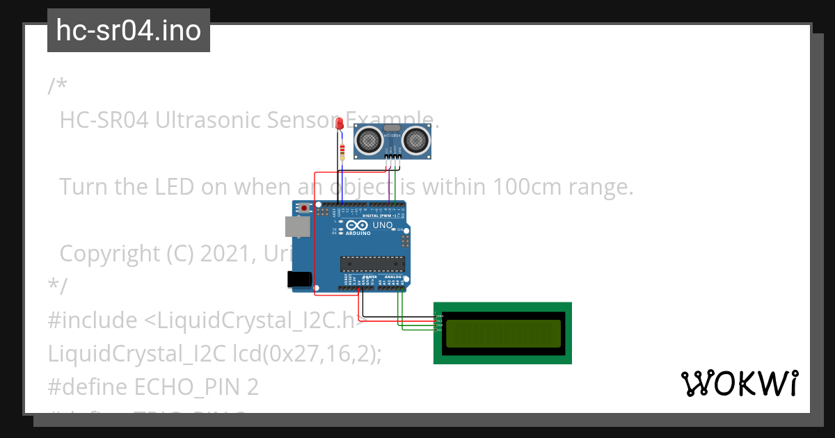 hc-sr04.ino copy - Wokwi ESP32, STM32, Arduino Simulator
