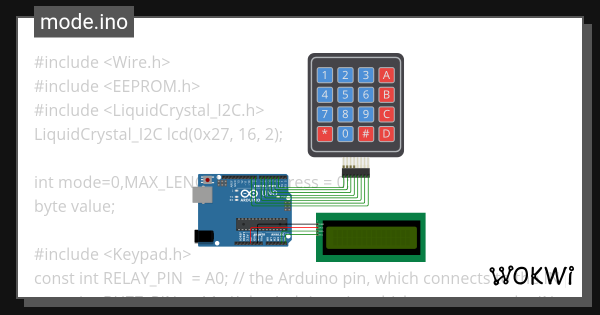 mode.ino - Wokwi ESP32, STM32, Arduino Simulator