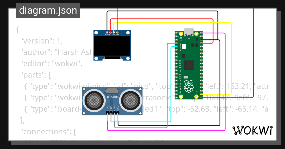 Flood Monitoring System Wokwi Esp32 Stm32 Arduino Simulator