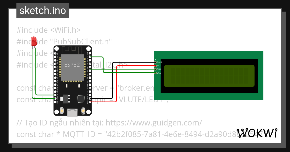 LED.ino - Wokwi ESP32, STM32, Arduino Simulator