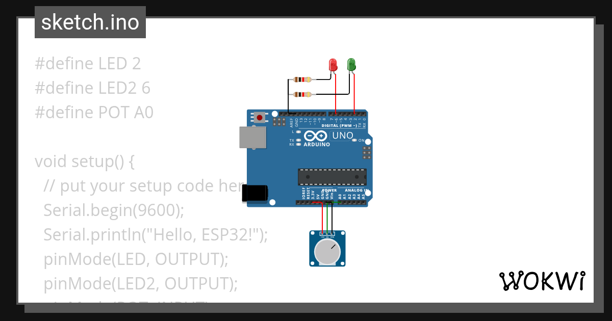 project with uno.ino - Wokwi ESP32, STM32, Arduino Simulator