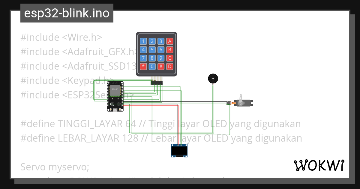 Smart locker.ino copy - Wokwi ESP32, STM32, Arduino Simulator