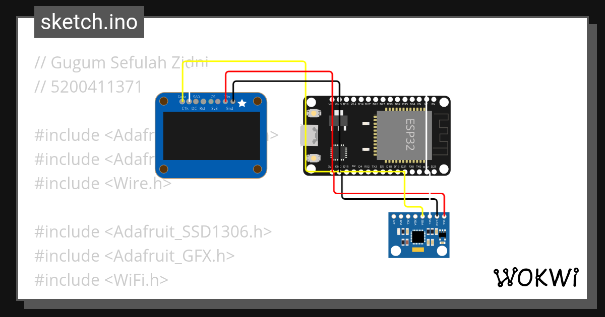 Esp32 Mpu6050 Wokwi Esp32 Stm32 Arduino Simulator 5604