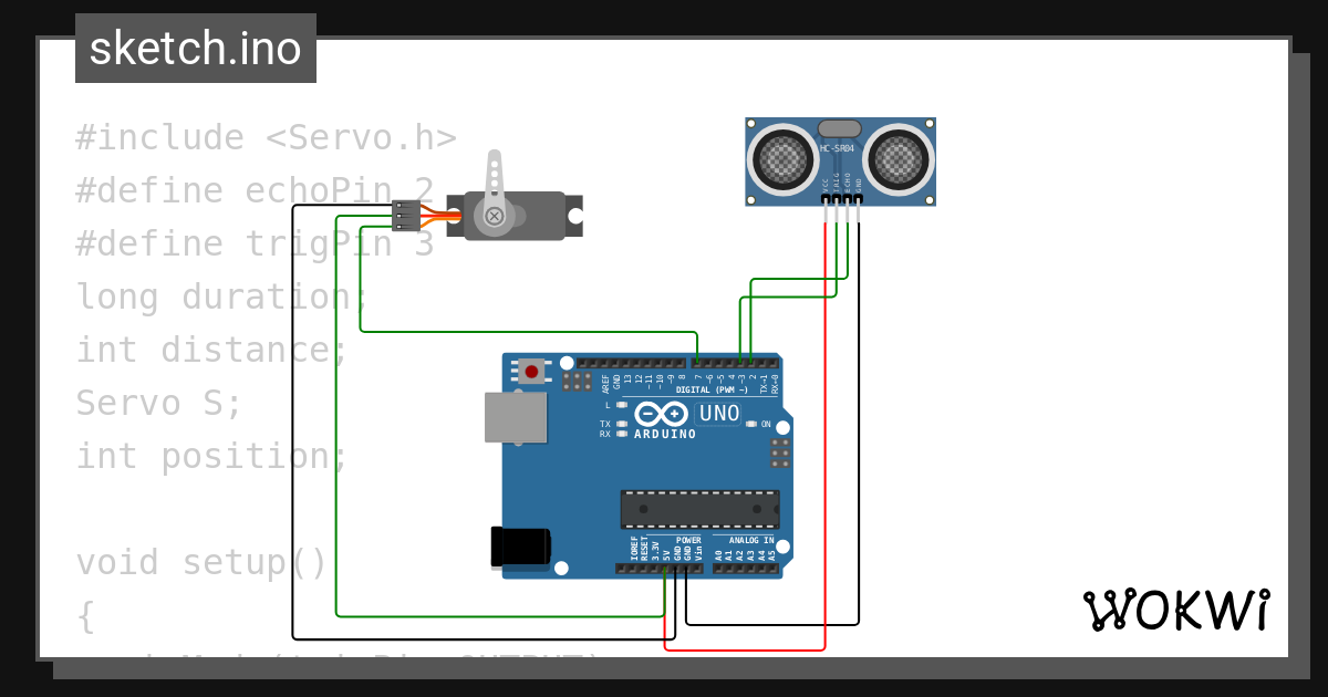 Pintu Otomatis Wokwi Esp32 Stm32 Arduino Simulator 5163