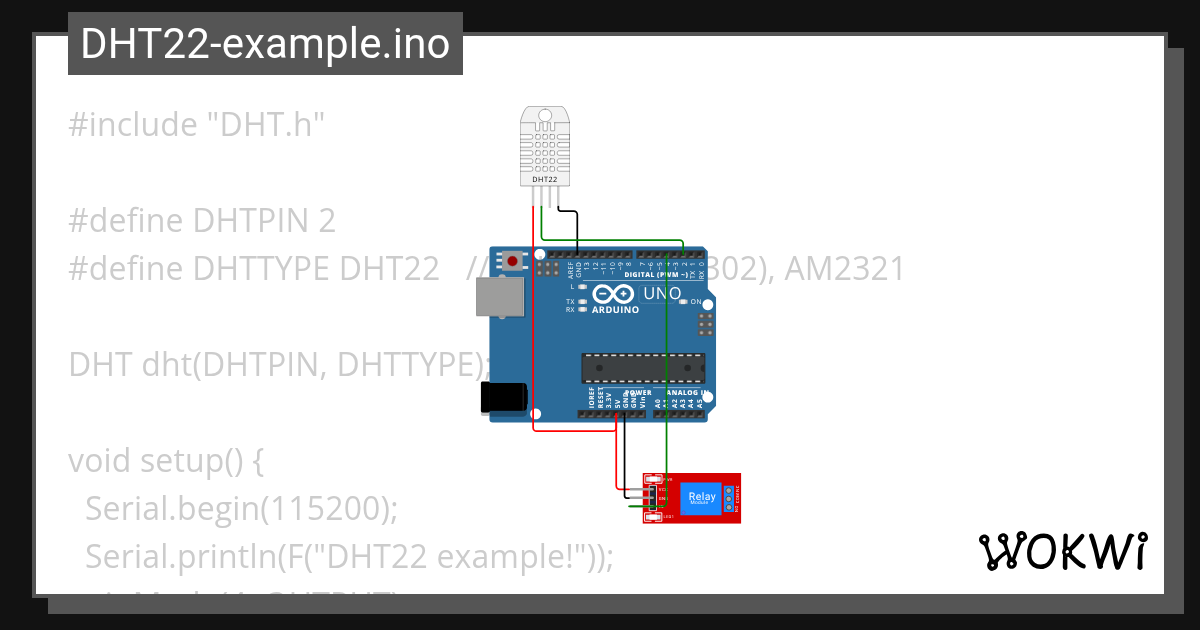 DHT22-example.ino - Wokwi ESP32, STM32, Arduino Simulator