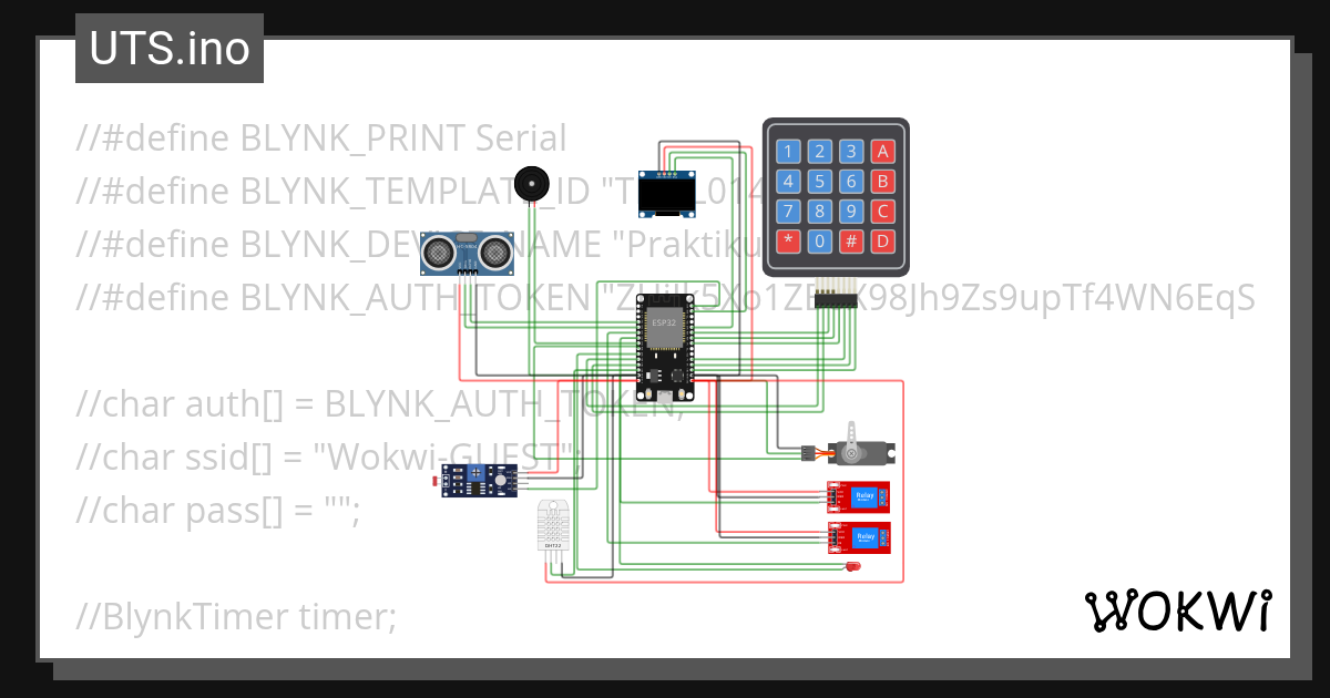 UTS.ino - Wokwi ESP32, STM32, Arduino Simulator