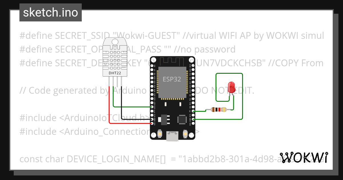 sketch.ino - Wokwi ESP32, STM32, Arduino Simulator