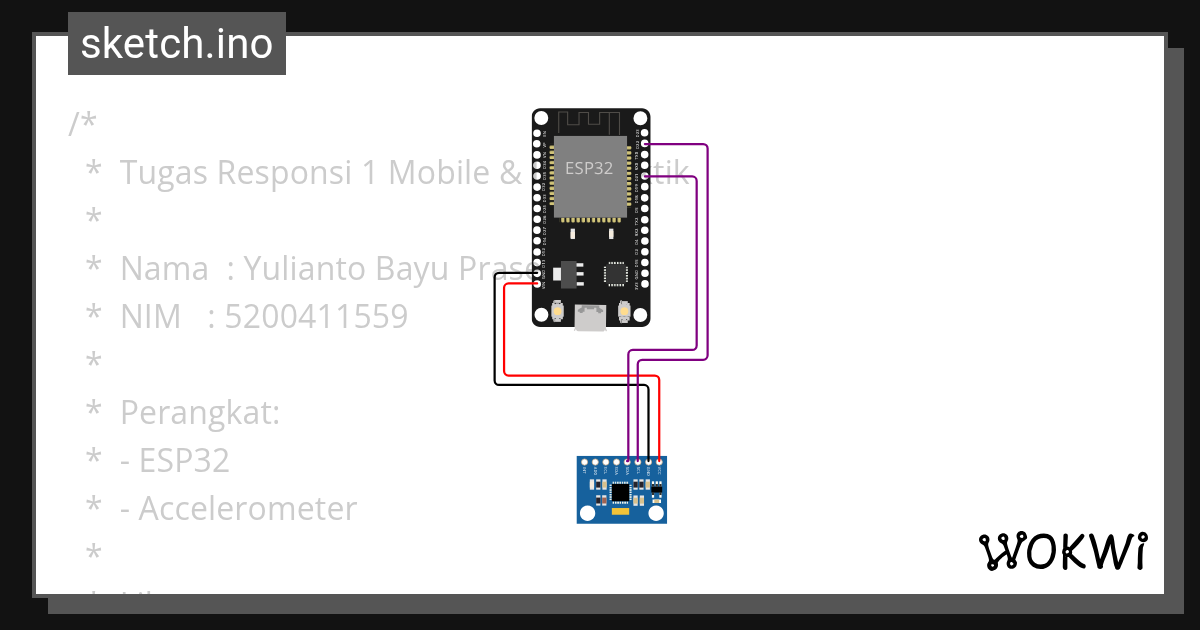 sketch.ino - Wokwi ESP32, STM32, Arduino Simulator