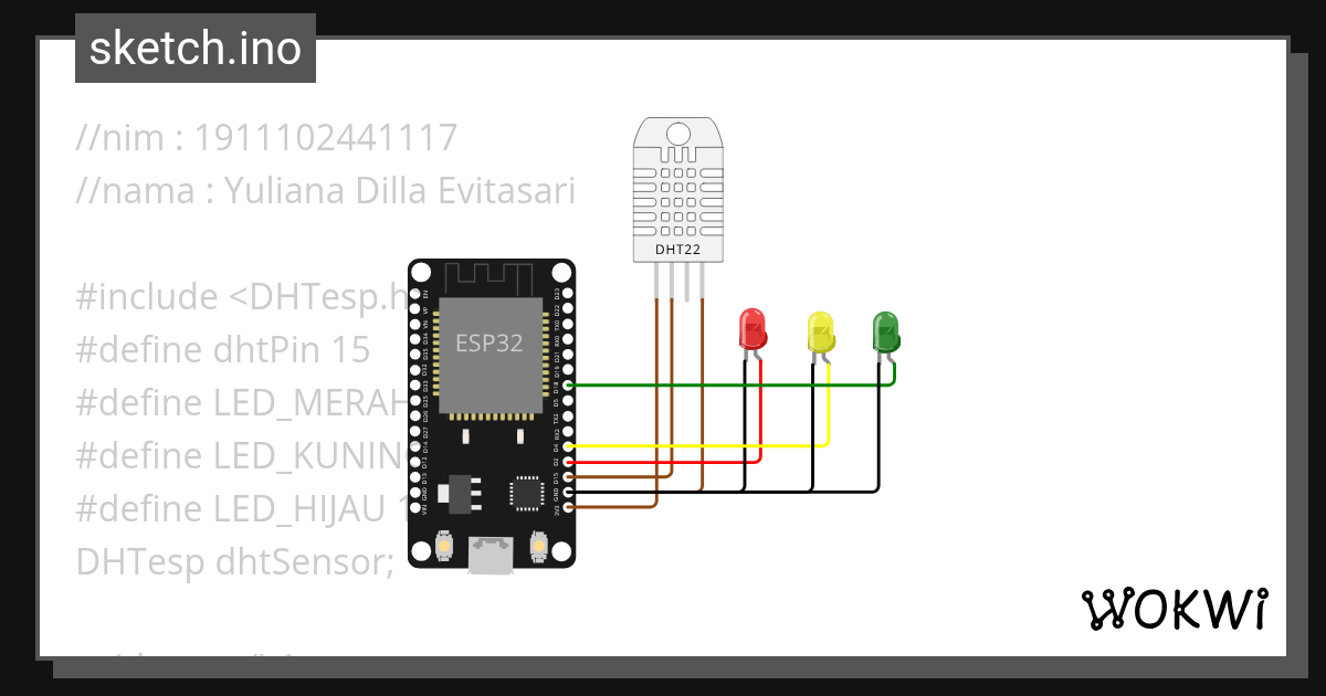 YULIANA DILLA EVITASARI_1911102441117 - Wokwi ESP32, STM32, Arduino Simulator
