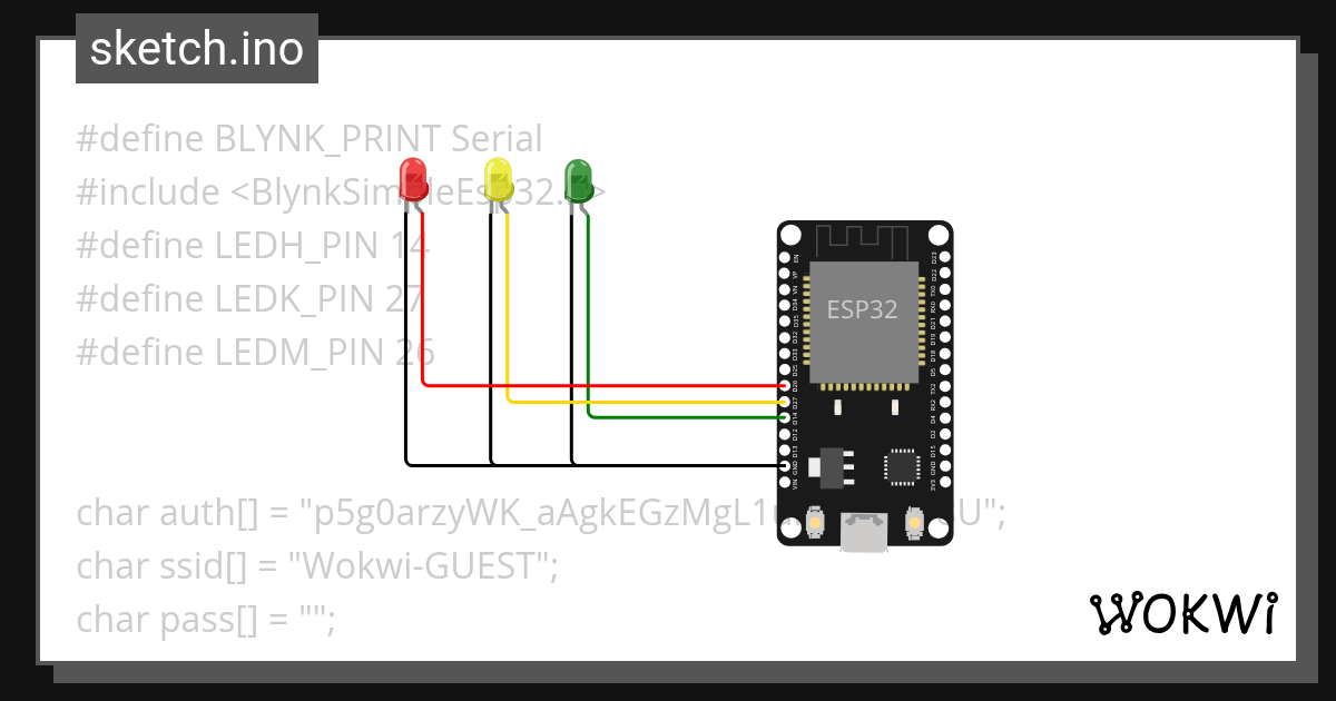 Led Blynk Amikom Wokwi Esp32 Stm32 Arduino Simulator 5310