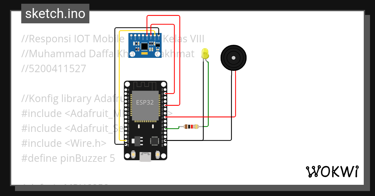 sketch.ino - Wokwi ESP32, STM32, Arduino Simulator