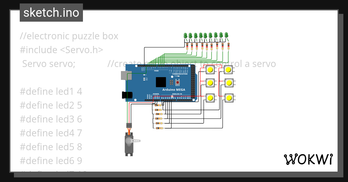 PuzzleBox.ino - Wokwi ESP32, STM32, Arduino Simulator