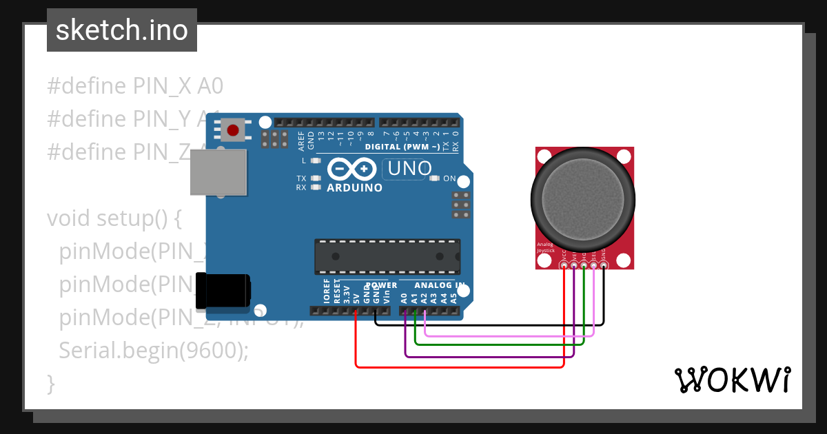 串口读取PS2摇杆输出 - Wokwi ESP32, STM32, Arduino Simulator 串口读取PS2摇杆输出 - Wokwi ESP32, STM32, Arduino Simulator