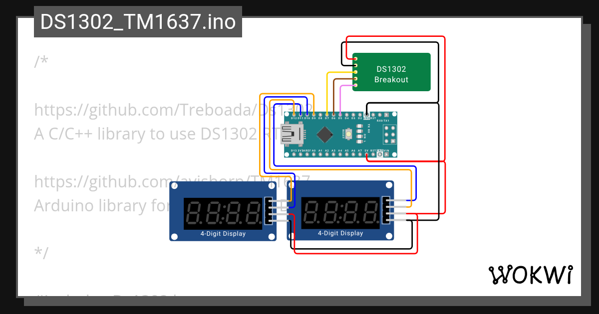 Wokwi - Online ESP32, STM32, Arduino Simulator