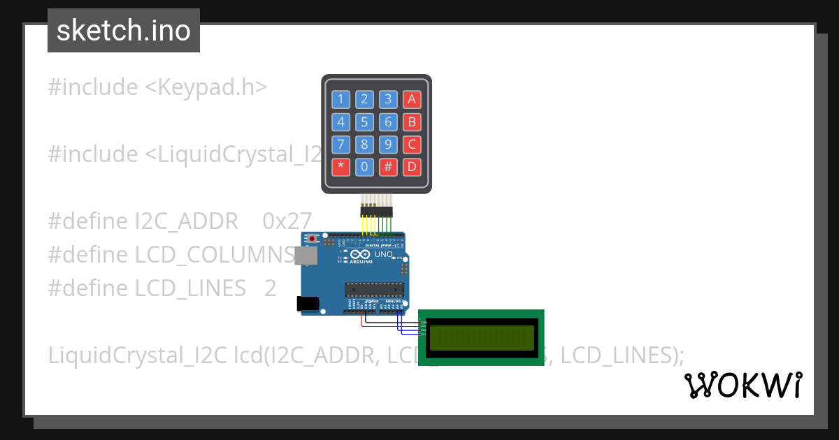 AWD KALKULATOR - Wokwi ESP32, STM32, Arduino Simulator
