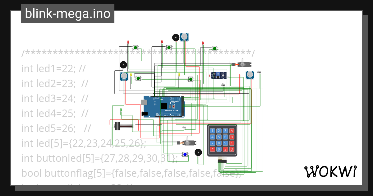 blink-mega.ino - Wokwi ESP32, STM32, Arduino Simulator