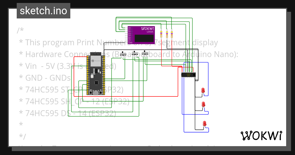 Wokwi - Online ESP32, STM32, Arduino Simulator
