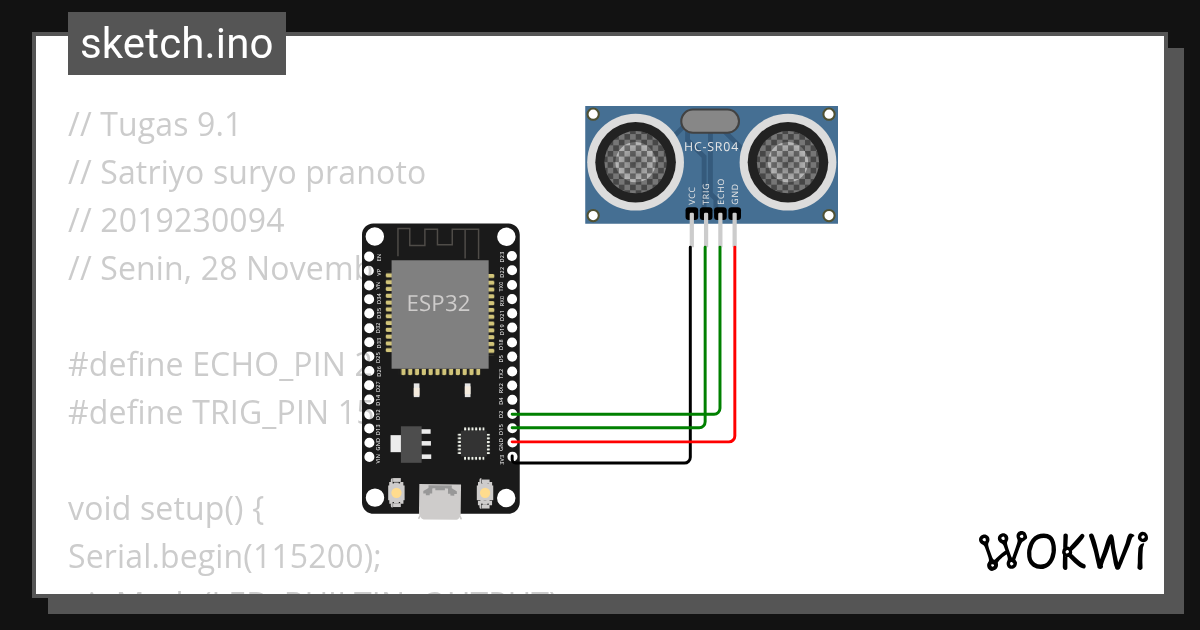 Tugas 9.1 (satriyo suryo pranoto_2019230094) - Wokwi ESP32, STM32, Arduino Simulator