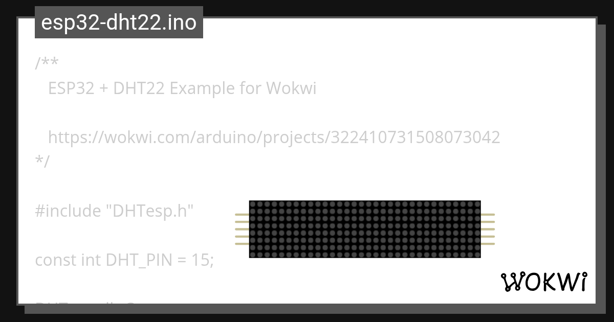 esp32-dht22 test.ino copy - Wokwi ESP32, STM32, Arduino Simulator esp32-dht22 test.ino copy - Wokwi ESP32, STM32, Arduino Simulator