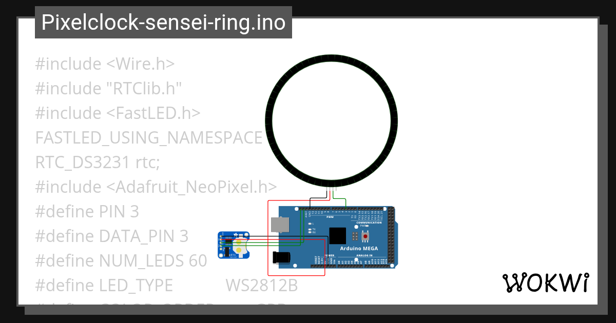 Pixelclock-sensei-ring.ino copy - Wokwi ESP32, STM32, Arduino Simulator