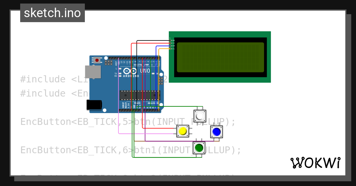2 задание с дисплеепм Wokwi Esp32 Stm32 Arduino Simulator