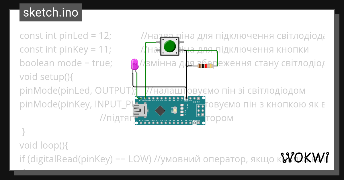 Pushbutton53o Wokwi Esp32 Stm32 Arduino Simulator 