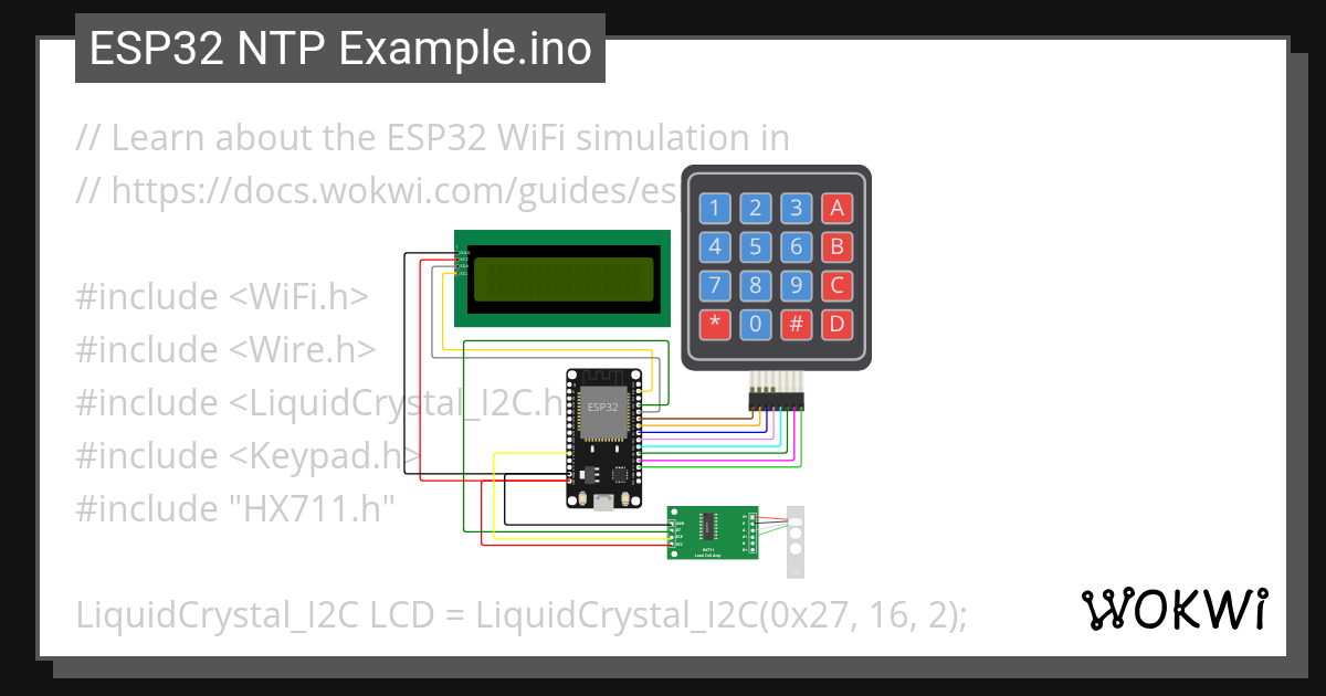ESP32 NTP Example.ino copy - Wokwi ESP32, STM32, Arduino Simulator