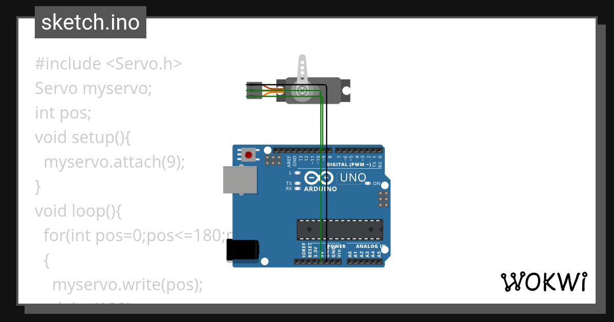 servo - Wokwi ESP32, STM32, Arduino Simulator