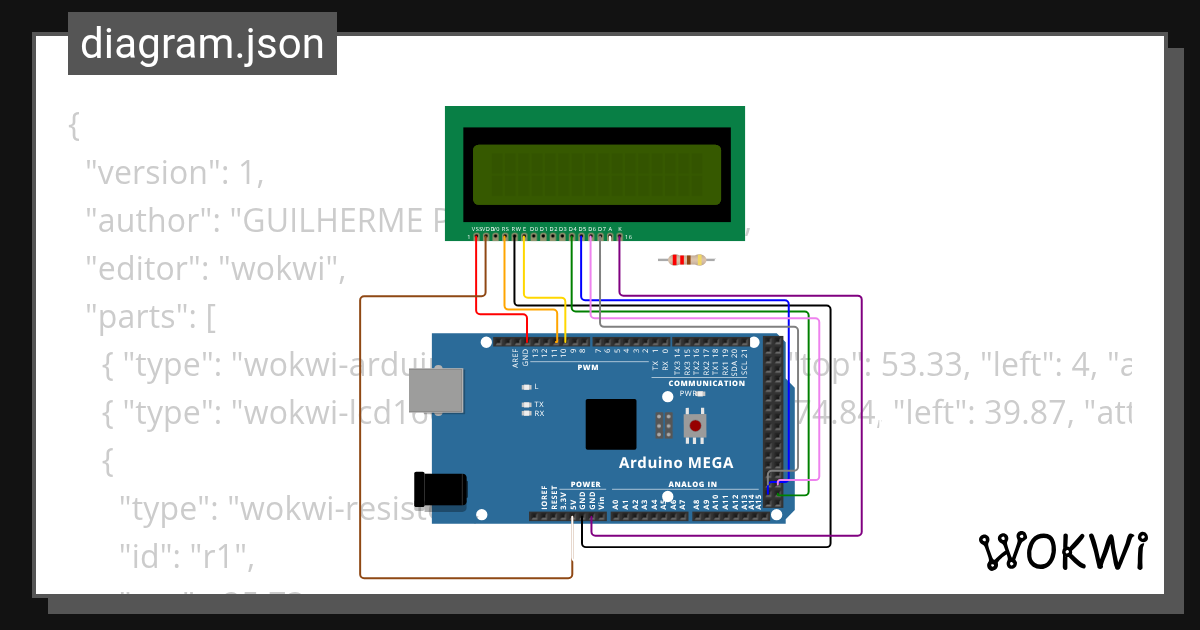 aula 6 exp 1 lcd - Wokwi Arduino and ESP32 Simulator